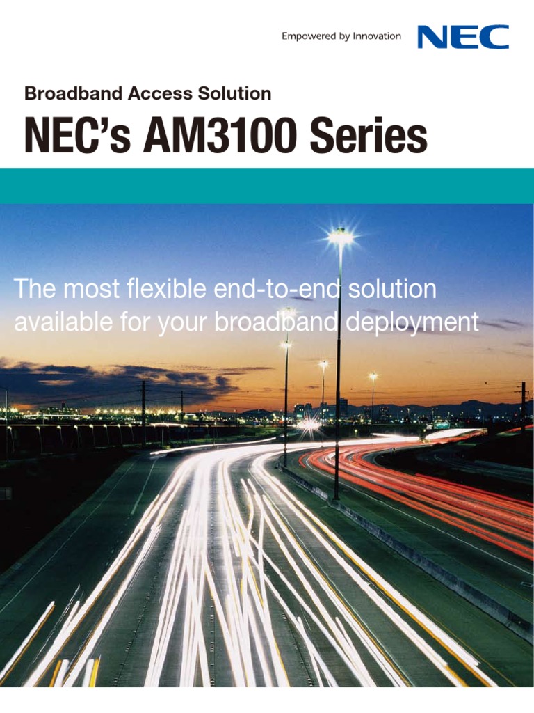 AM3100 Series | PDF | Fiber To The X | Voice Over Ip