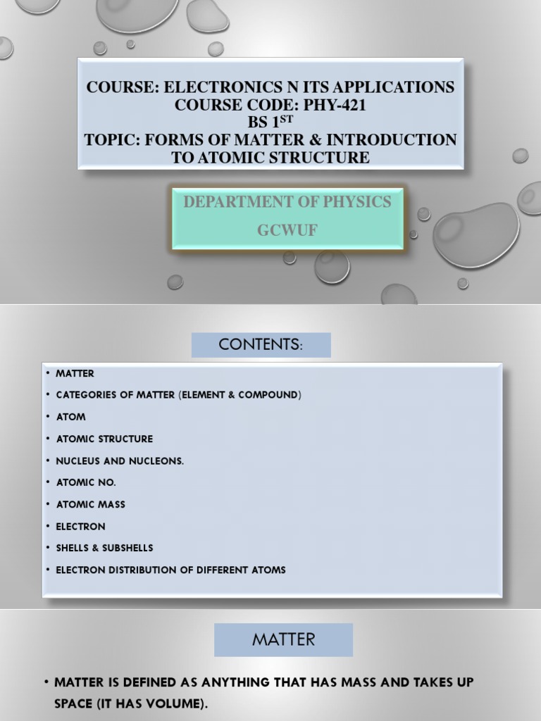 Introduction to Atomic Structure | PDF | Electron Configuration | Atoms