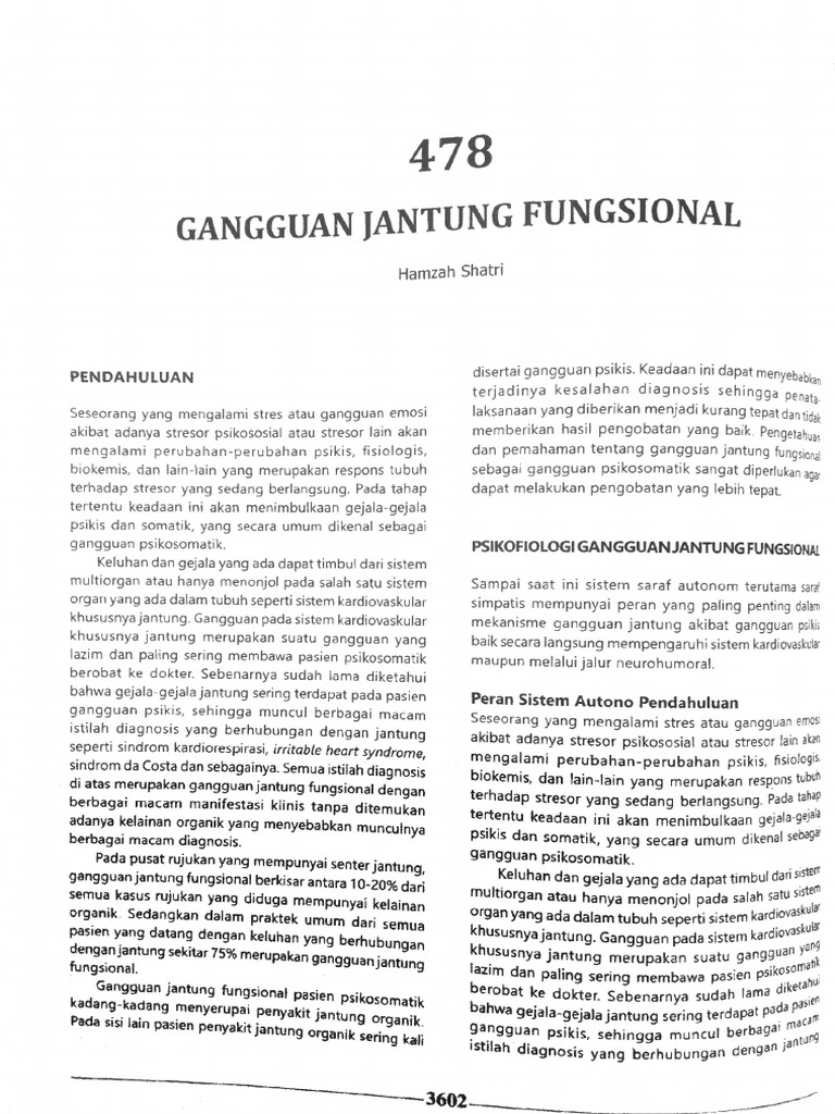 478 Gangguan Jantung Fungsional | PDF