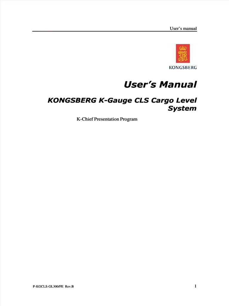 K-Chief User's Manual | PDF | Menu (Computing) | Personal Computers