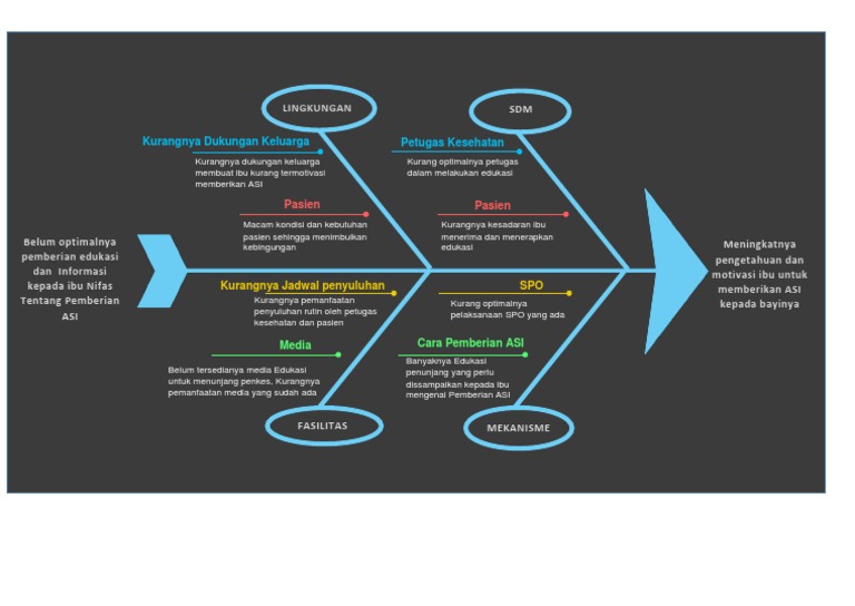 Fishbone Diagram Masalah Kie Asi | PDF