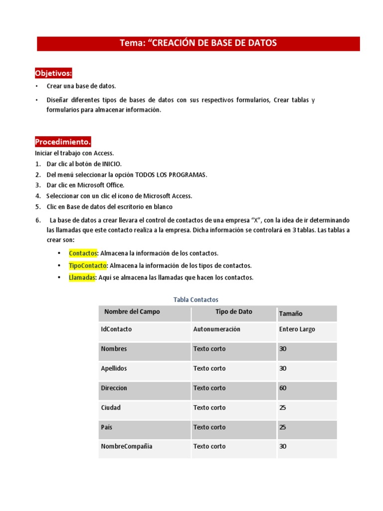 Practica 1 Access | PDF | Bases de datos | Software