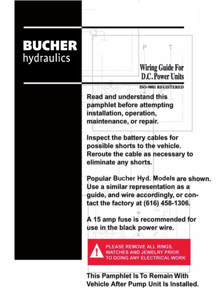 Bucher Hyd. Models | PDF | Electrical Wiring | Switch