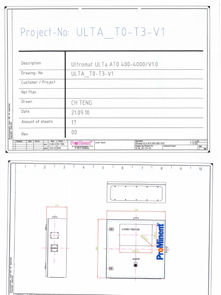 03 Electrical Drawing - Ultromat Ulta AT0 400 To 4000 | PDF