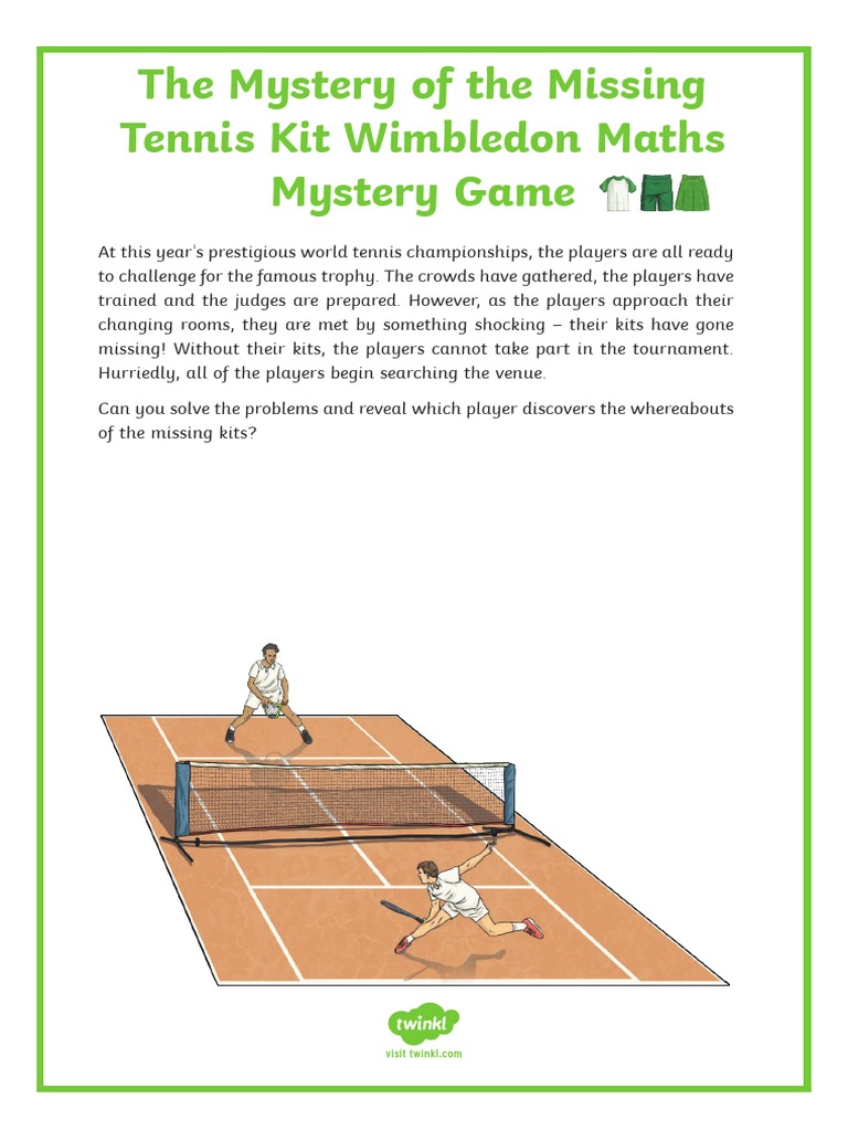 Fun The Mystery of The Missing Kit Maths Adventure | PDF | Space ...