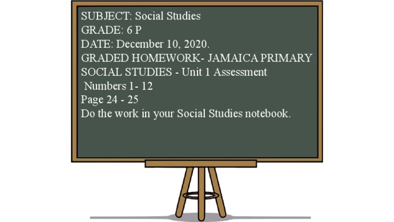 Graded Social Studies Homework | PDF