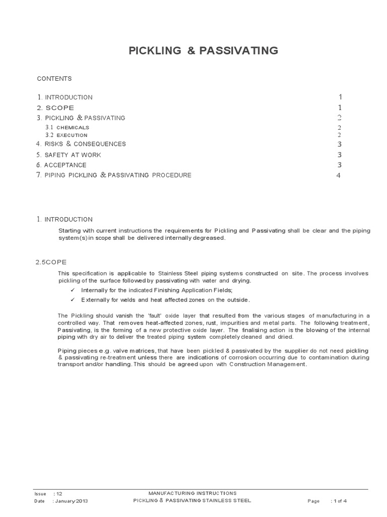 Publication - Painting, Coating & Corrosion Protection - Pickling and ...
