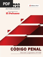 Esquema Codigo Penal | PDF | Derecho penal | Etica Aplicada