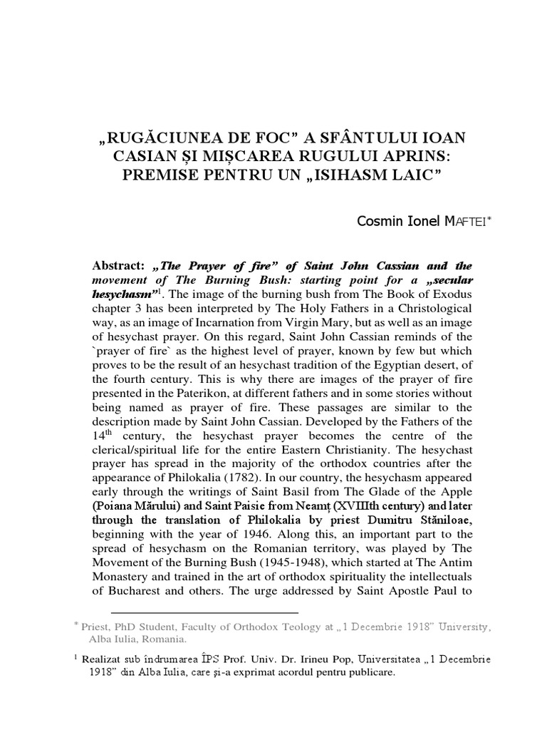 Cosmin Ionel MAFTEI AR2 2019 | PDF | Eastern Christianity | Eastern ...