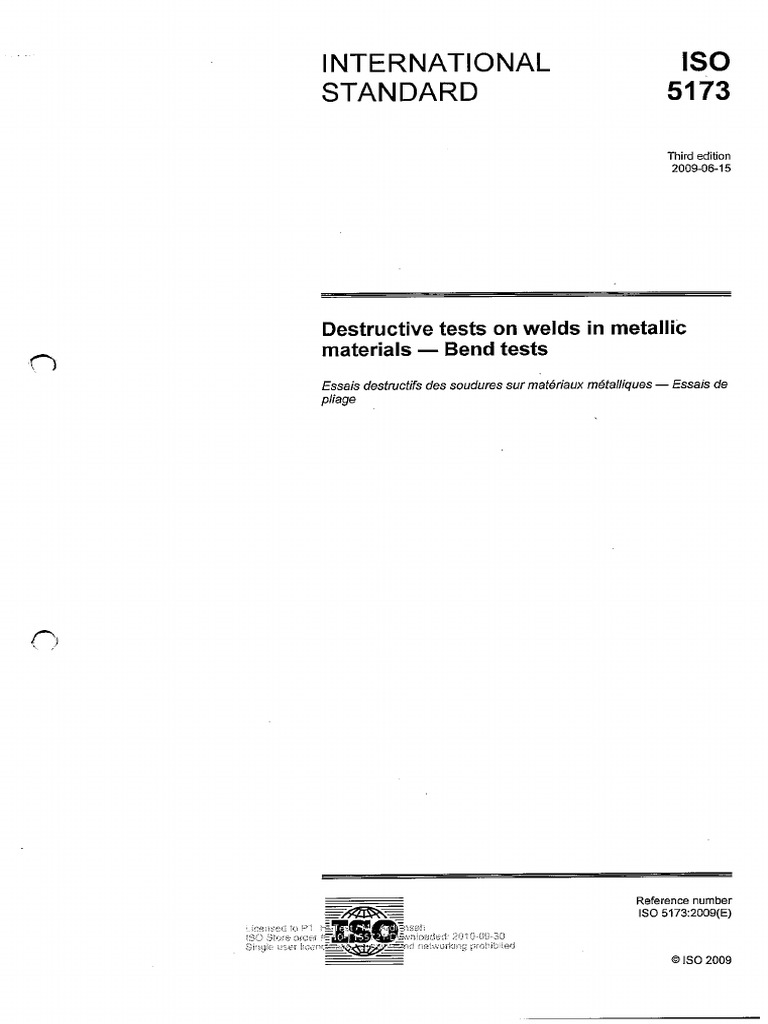 ISO 5173-2009 Weld | PDF