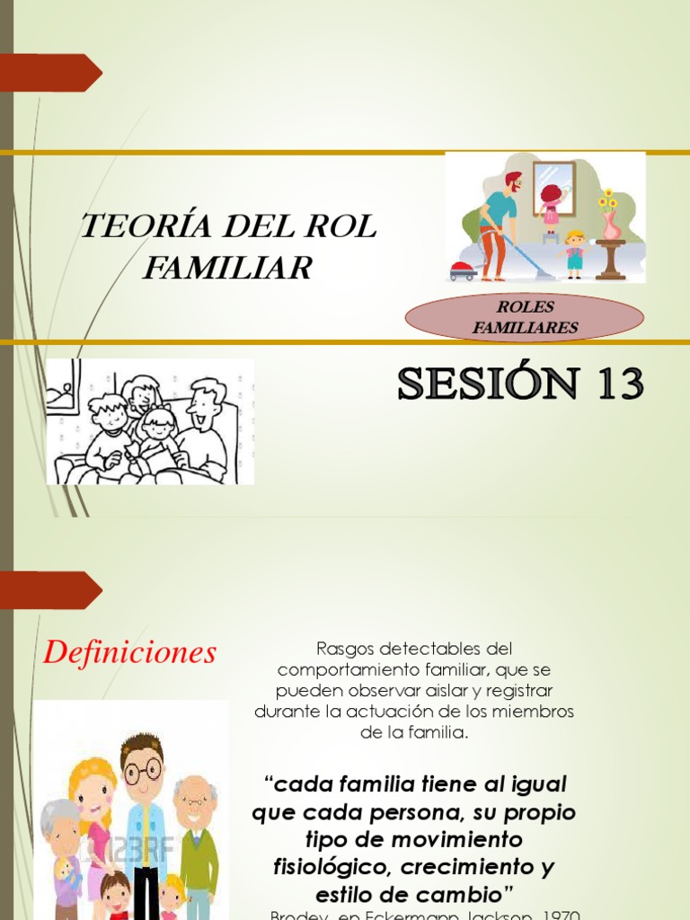 13 Teoria Del Rol Familiar 2020-II | PDF | Familia | Comportamiento