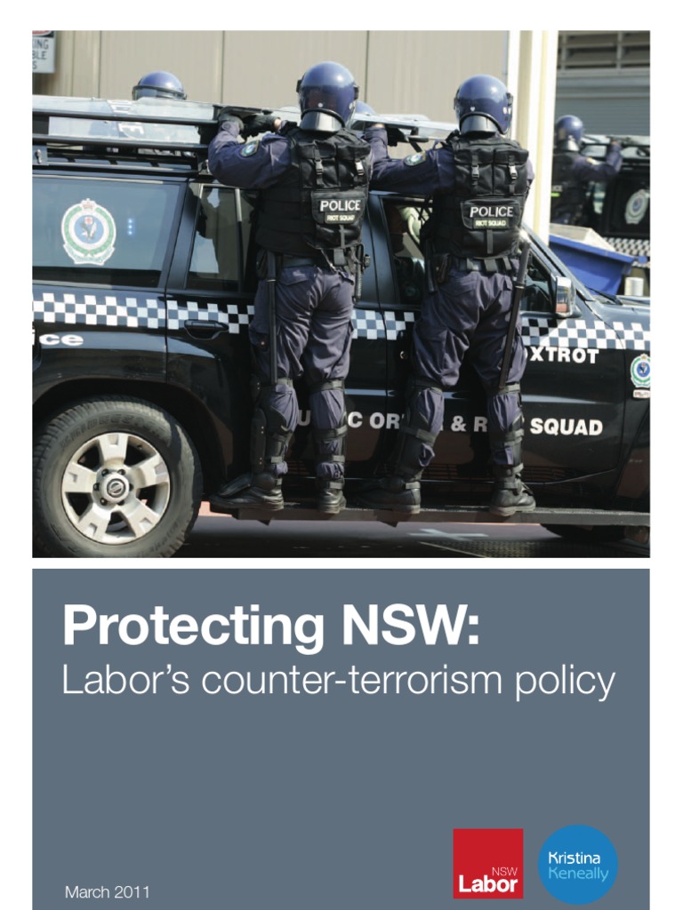 NSW Labor Counter-Terrorism Strategy | PDF | Counter Terrorism | Police