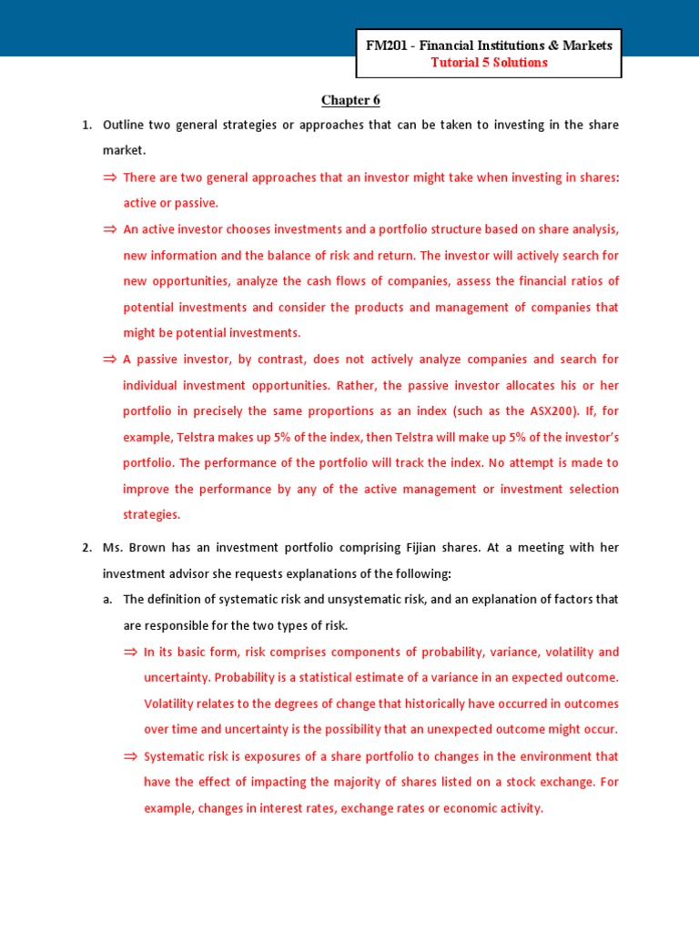 Investment Strategies in Share Markets | PDF | Beta (Finance) | Dividend