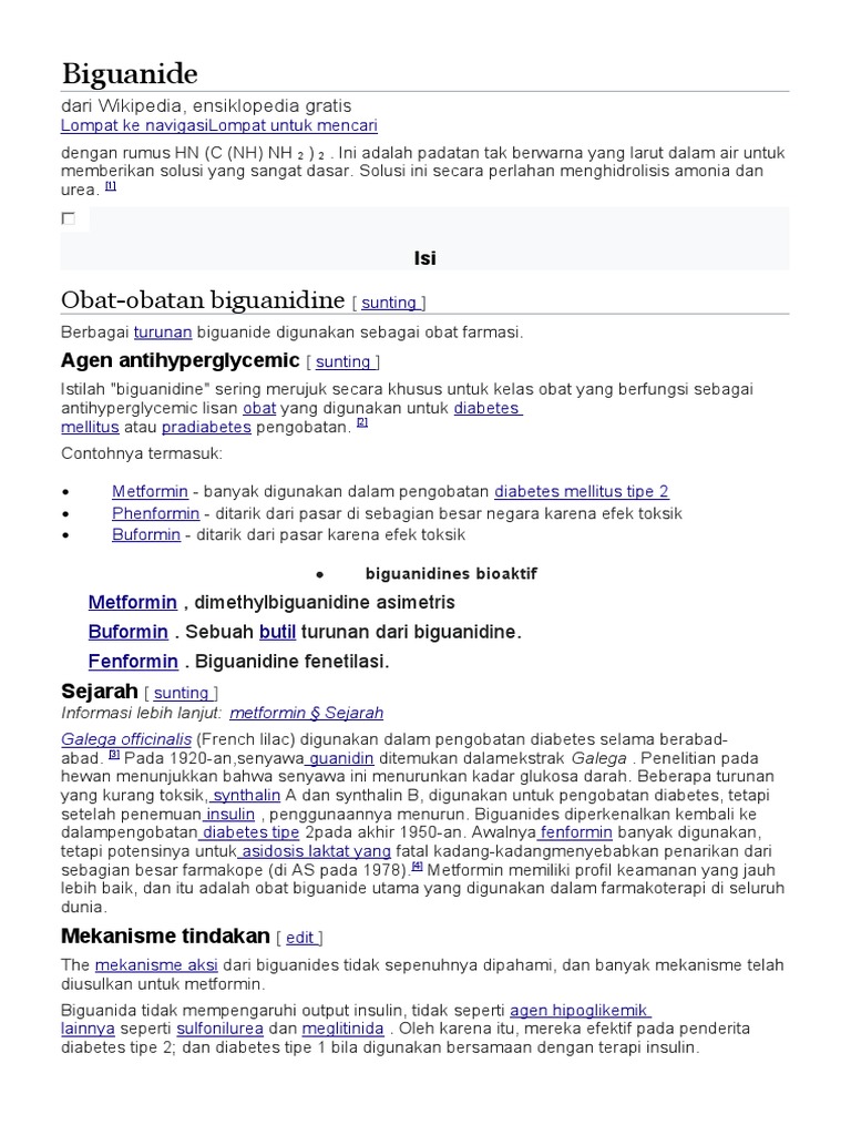 Biguanide | PDF