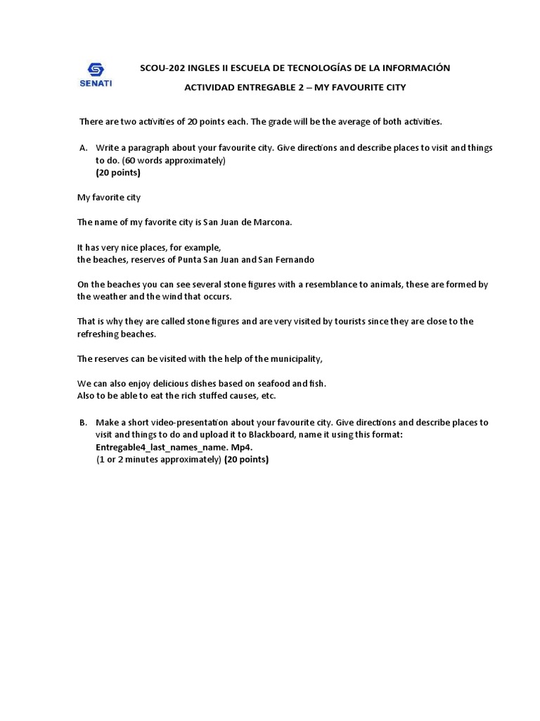 Actividad Entregable Ingles 2 | PDF | Travel | Science & Mathematics