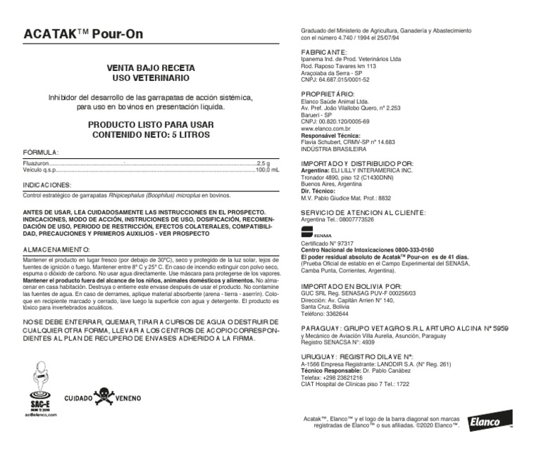 Acatak - Label | PDF | Bienestar | Medicina