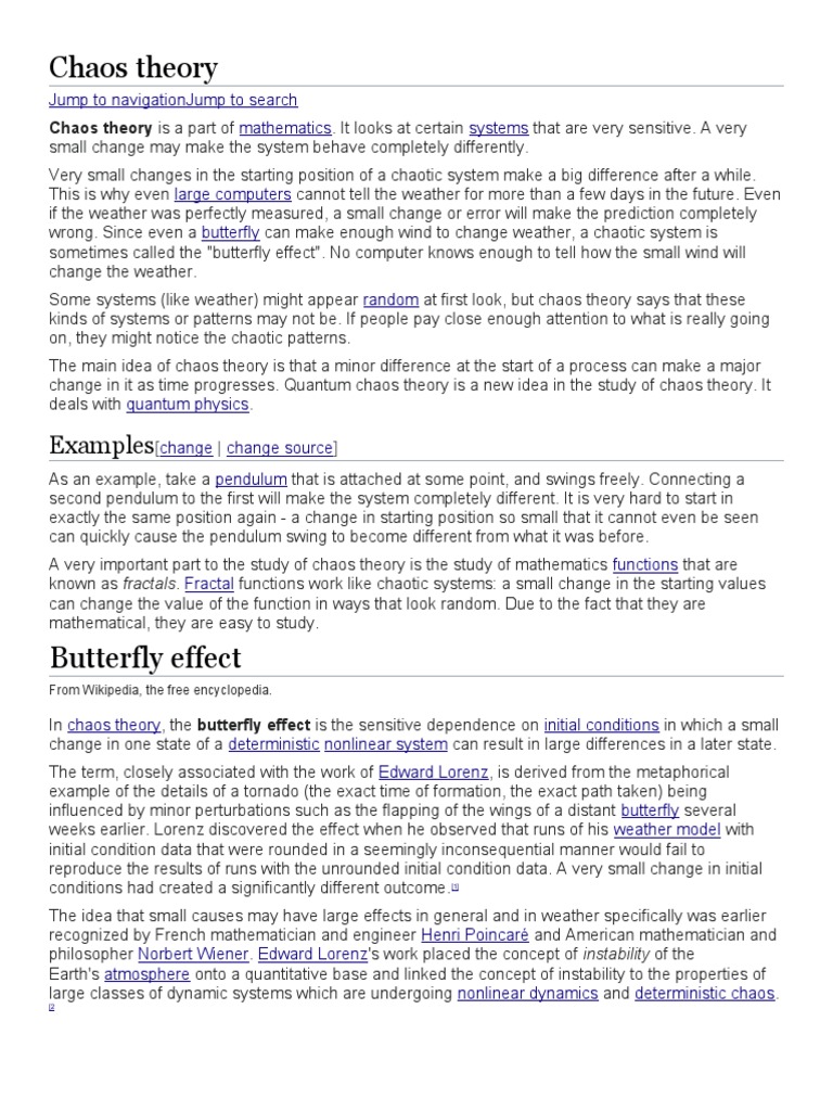 Chaos Theory Math Project | PDF | Physics | Mechanics