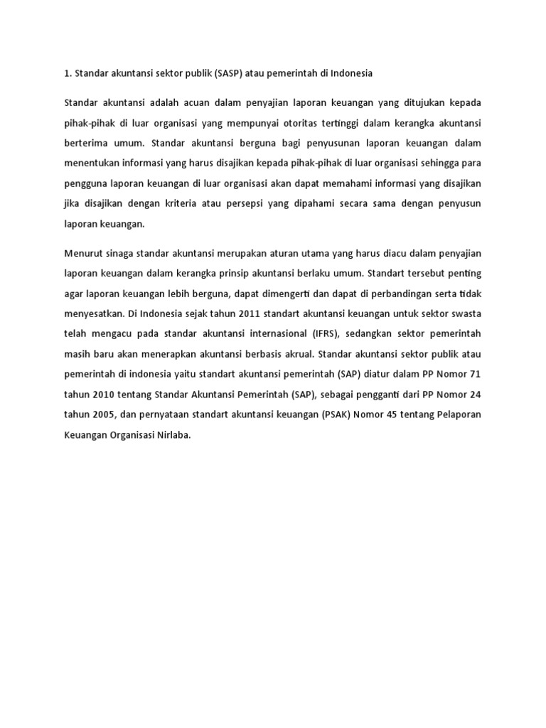 SASP Di Indonesia | PDF