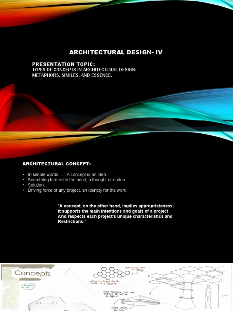 Architectural Design-Iv: Presentation Topic: Types of Concepts in ...