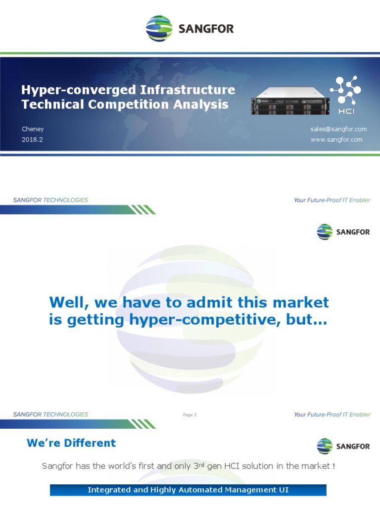 Hyper-Converged Infrastructure Technical Competition Analysis | PDF | V ...