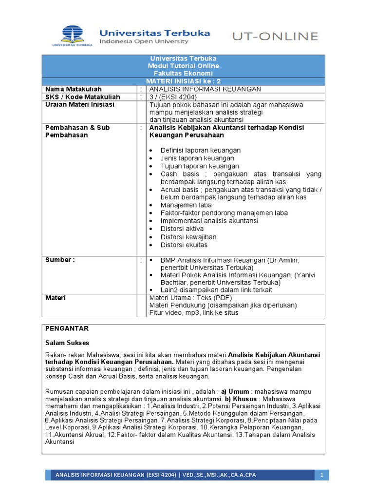 RR - MODUL AIK - 2 | PDF