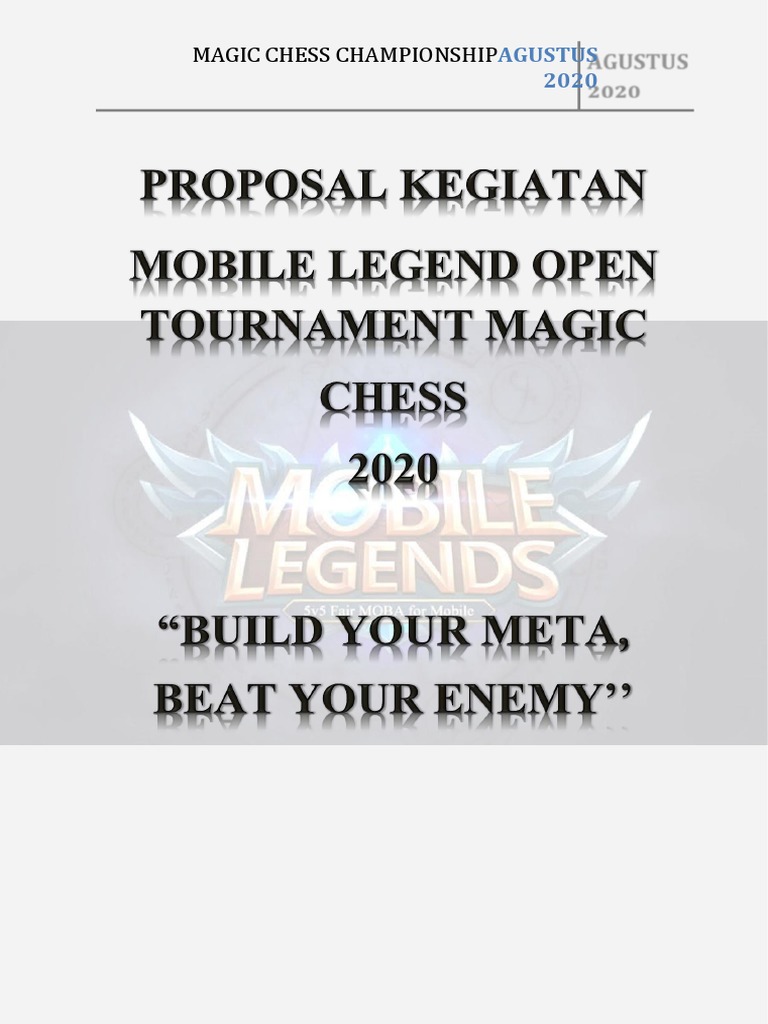 Proposal Magic Chess 2020 - Umum | PDF