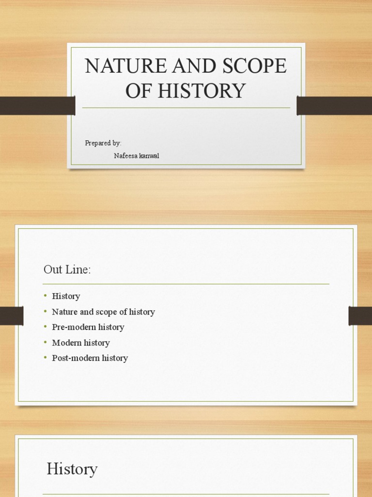 Nature and Scope of History | PDF | Social Science | History