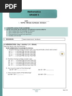 GRADE 1 Term 4 2023 Mathematics Assessment New | PDF | Mathematics