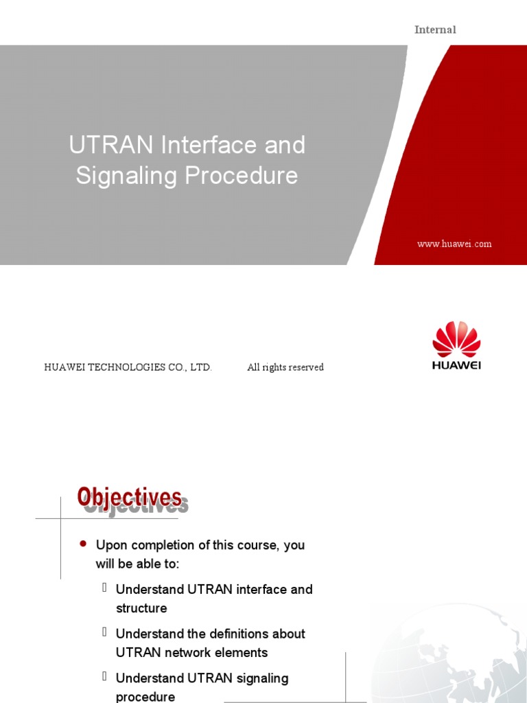 6-UTRAN Interface and Signaling Procedure | PDF | Computer Network | Asynchronous Transfer Mode