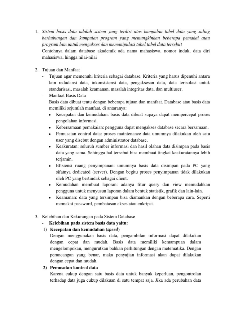 UTS Sistem Basis Data | PDF