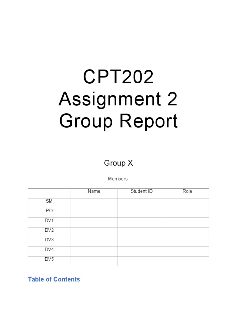 CPT202 Assignment 2 Group Report | PDF | Use Case | Software