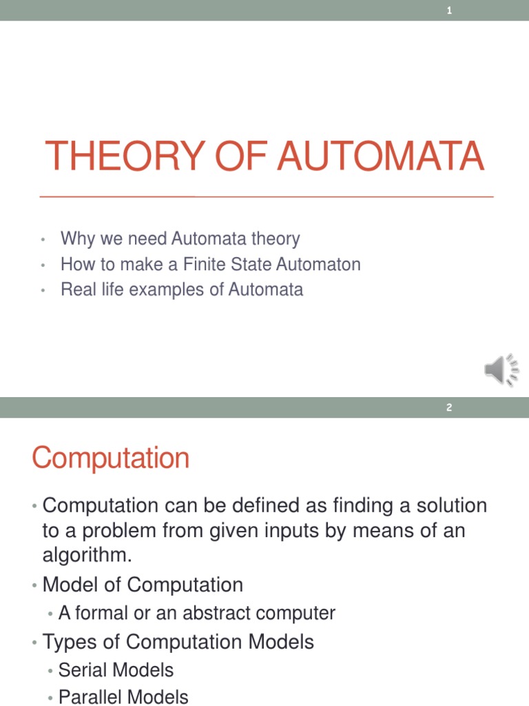 Theory Automata | PDF | Set (Mathematics) | String (Computer Science)