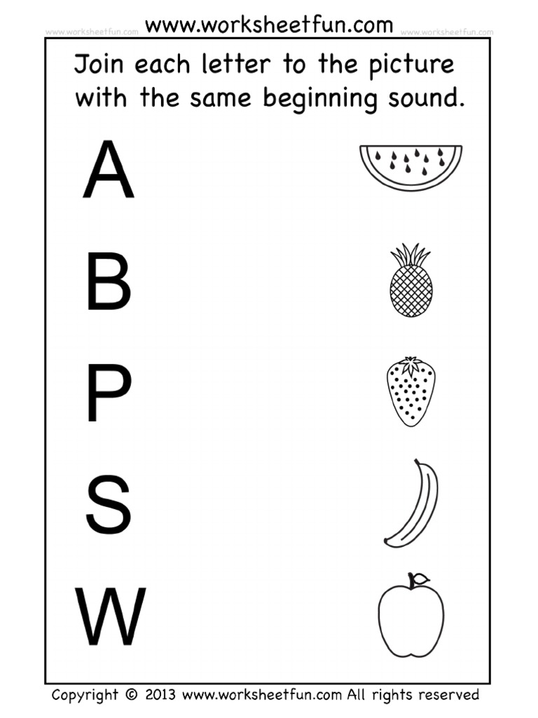 Beginning Sound Wfun 1 | PDF