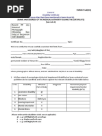 Disability Certificate Formats and Guidelines | PDF | Visual Impairment ...