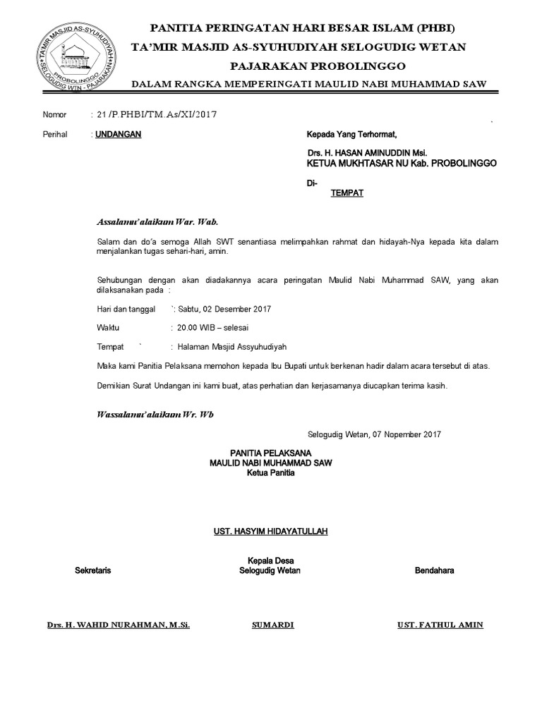 Undangan NU | PDF