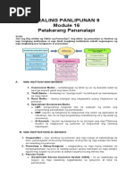 Aralin Panlipunan 9 Konsepto NG Pera | PDF