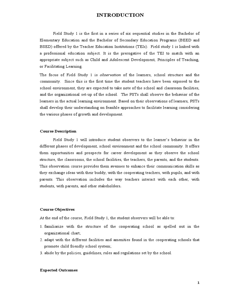 Fs 1 Learning-Episodes | PDF | Schools | Teachers