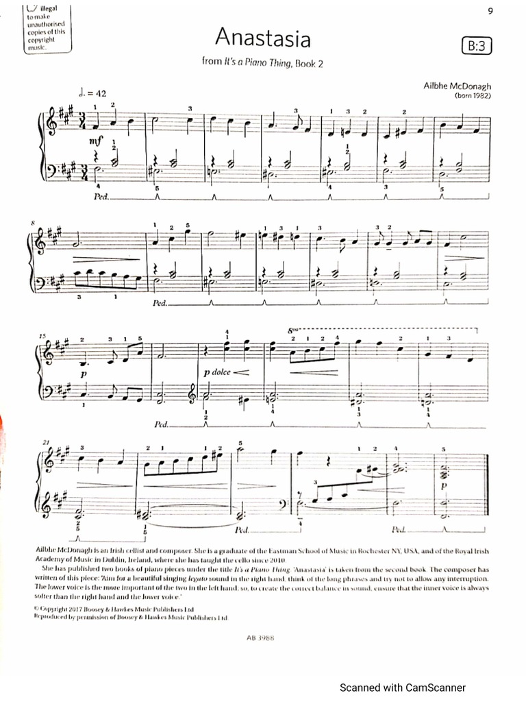 Anastasia Grade 3 | PDF