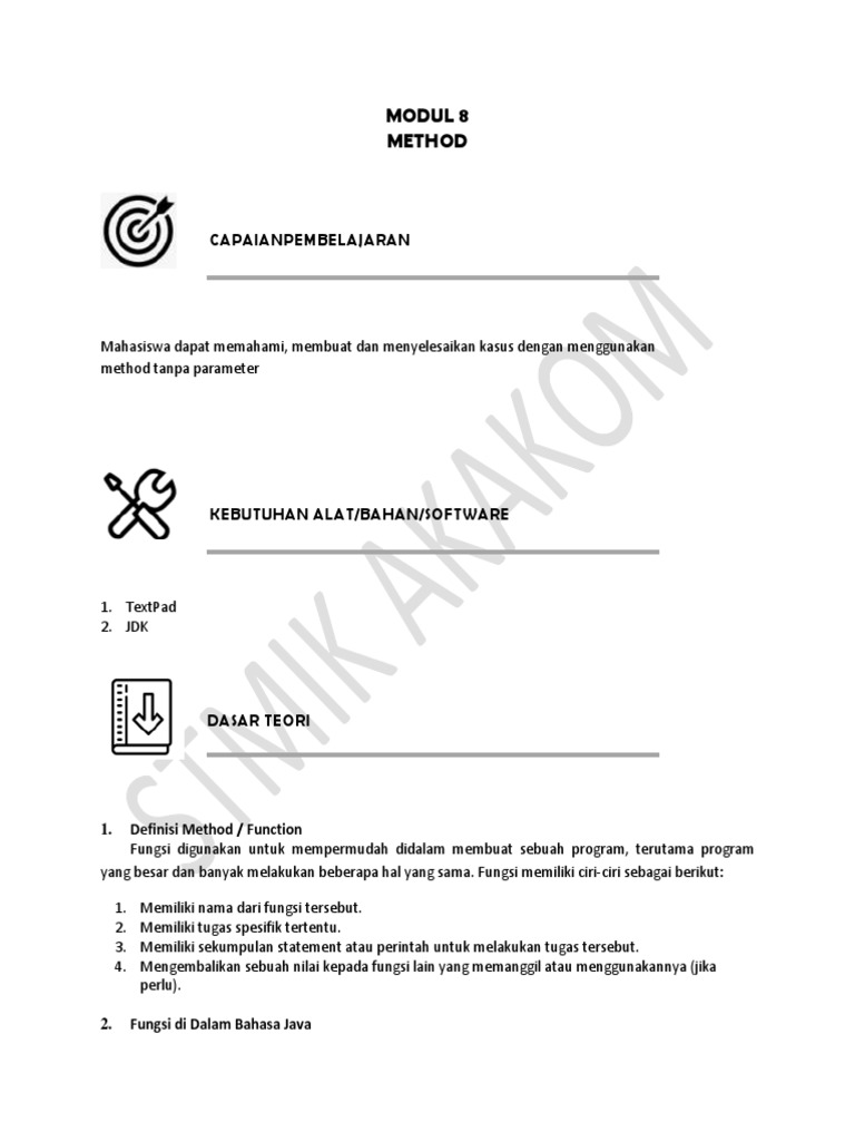 MODUL 8 - Algol Lanjut TI | PDF | Komputer