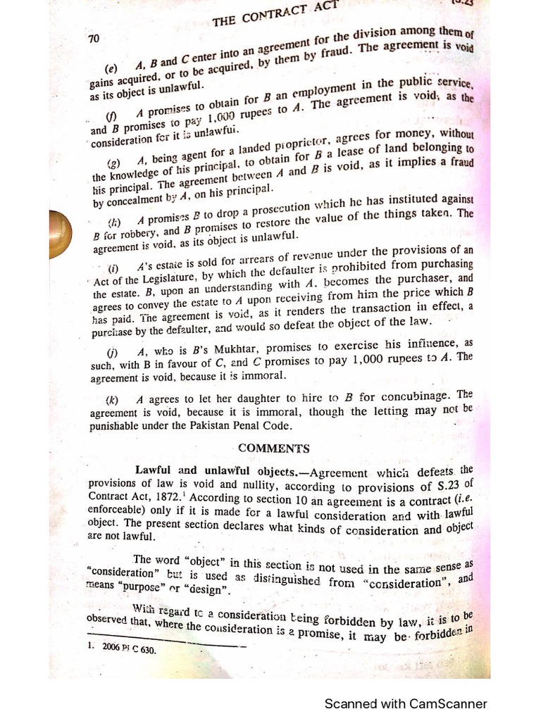 Law of Contract 2 | PDF