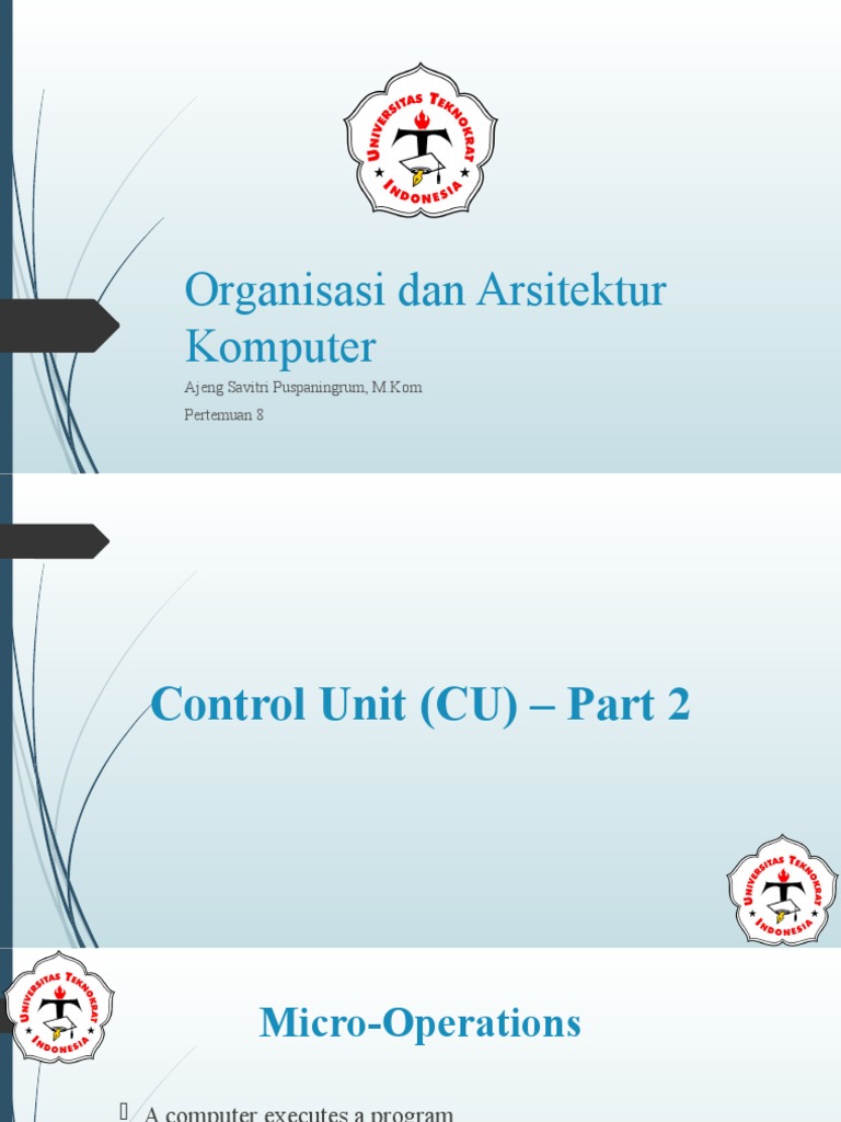 Organisasi Dan Arsitektur Komputer - 8 | PDF | Central Processing Unit | Integrated Circuit