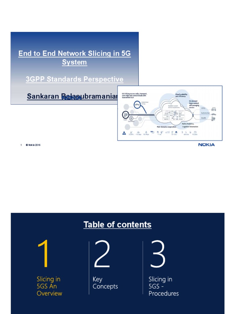 Network Slicing in 5GS-E2E View-Nokia | PDF | Network Architecture | Computer Architecture