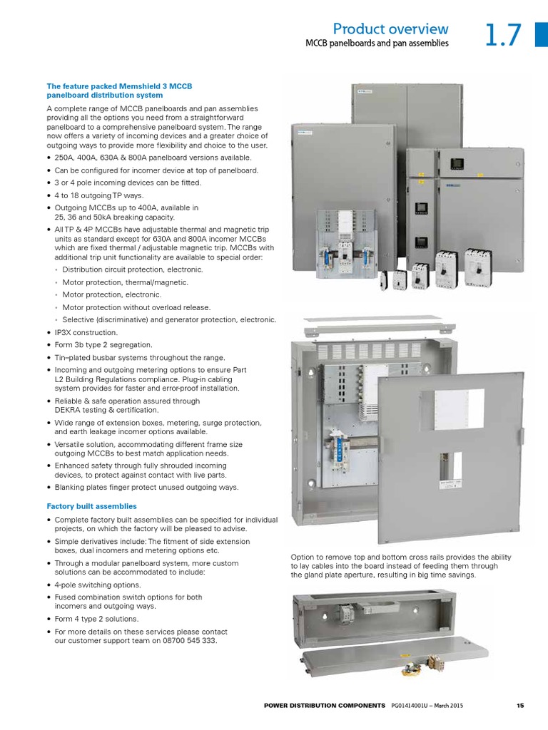 Product Overview: The Feature Packed Memshield 3 MCCB Panelboard ...