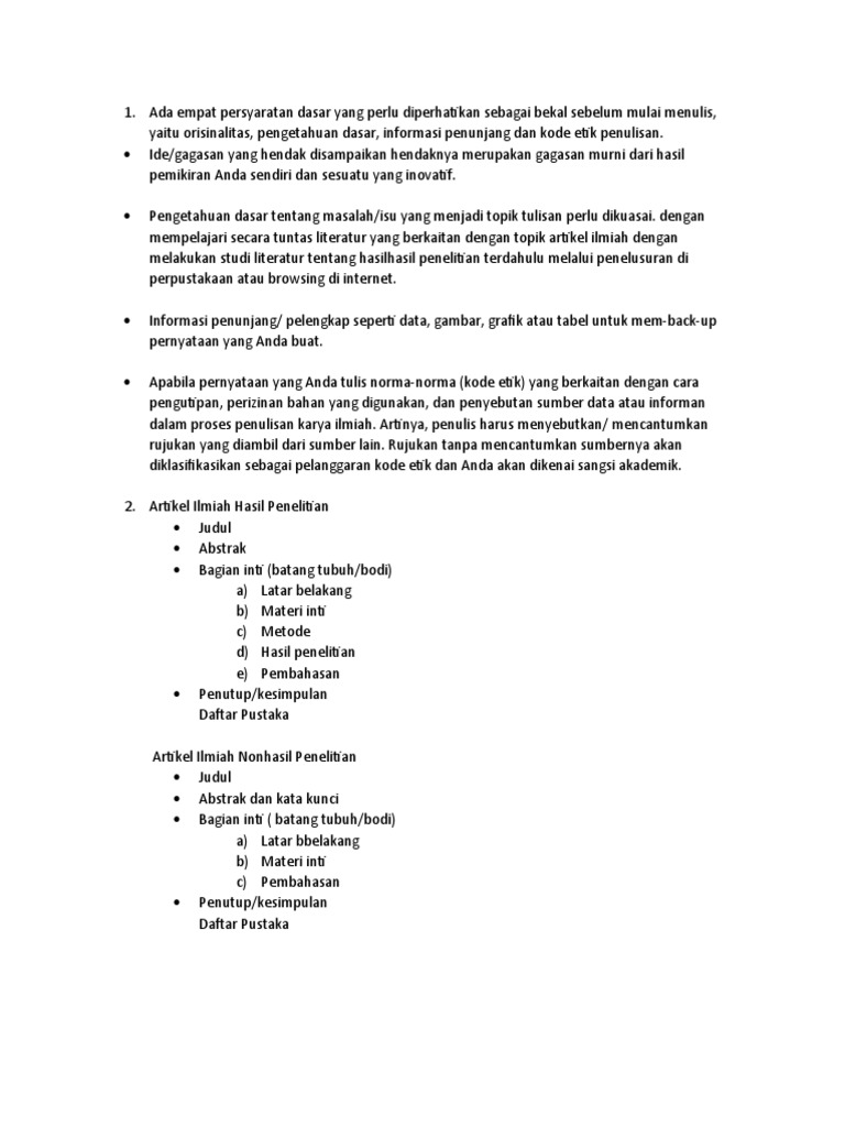 TT3 Ti Penulisan Karya Ilmiah | PDF