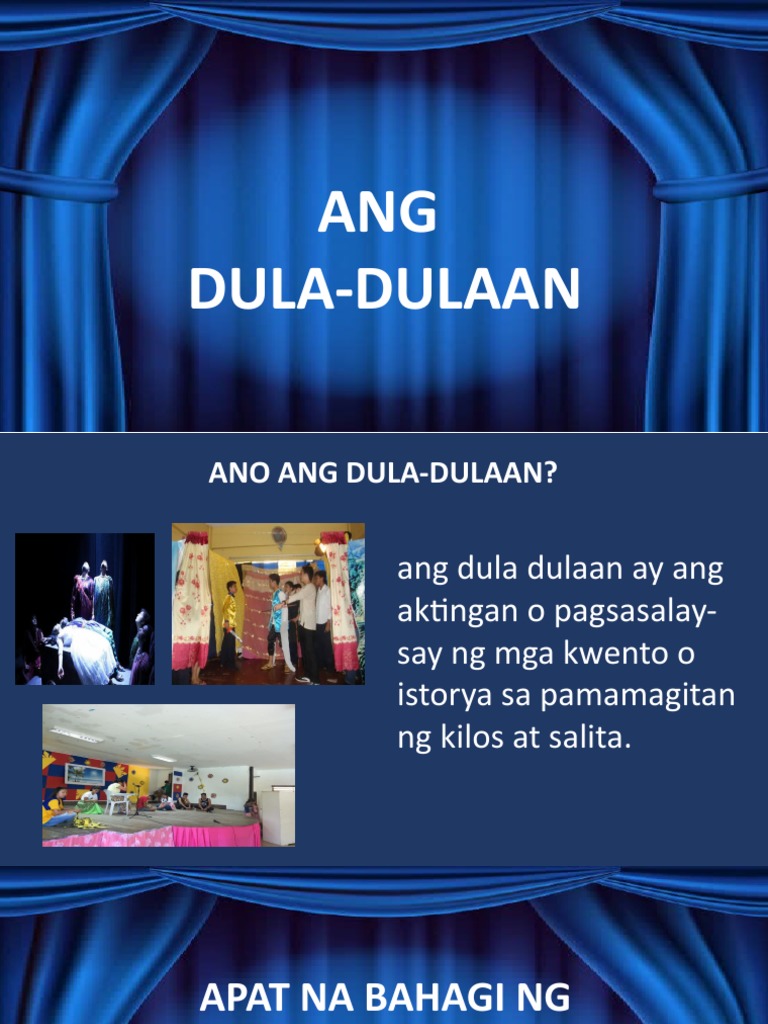 Ang Dula-Dulaan (Pangkat 7) | PDF