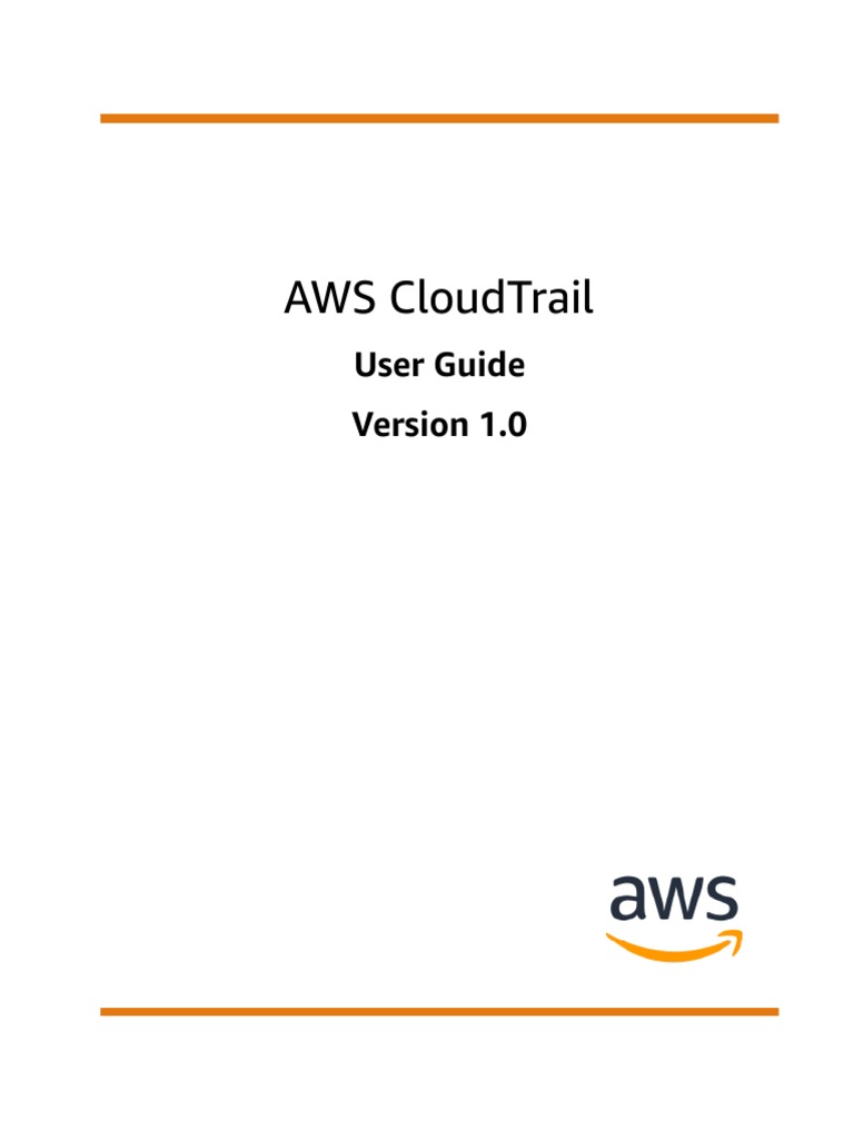 Awscloudtrail Ug | PDF | Command Line Interface | Amazon Web Services