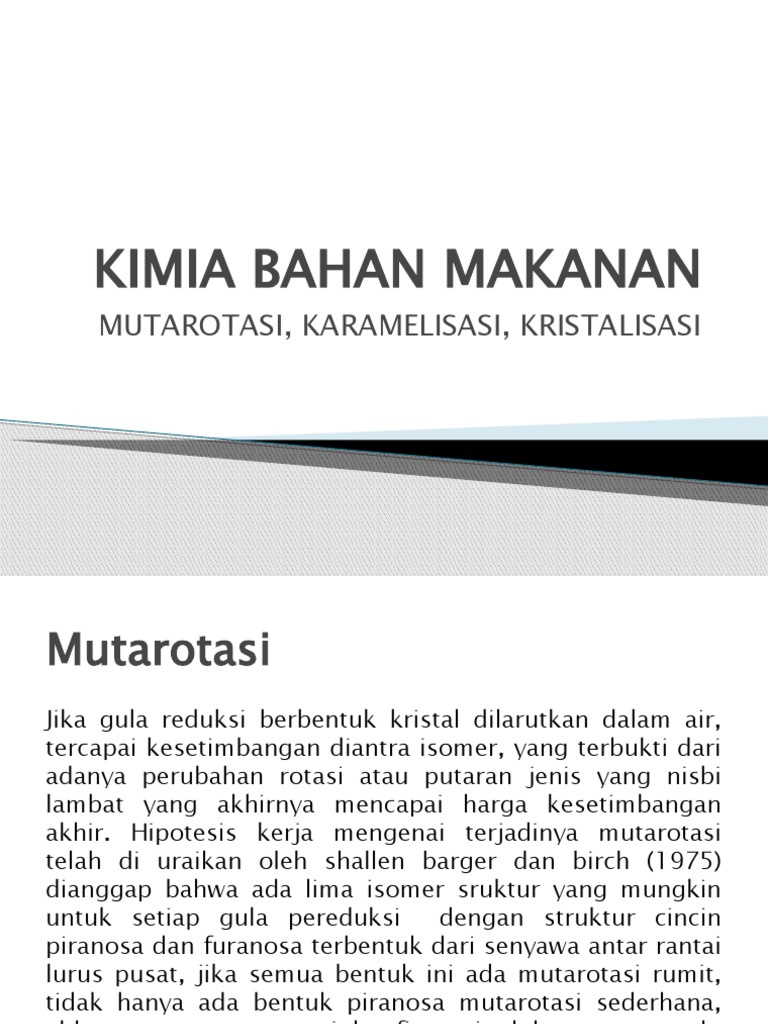 Kimia Bahan Makanan | PDF | Sains & Matematika
