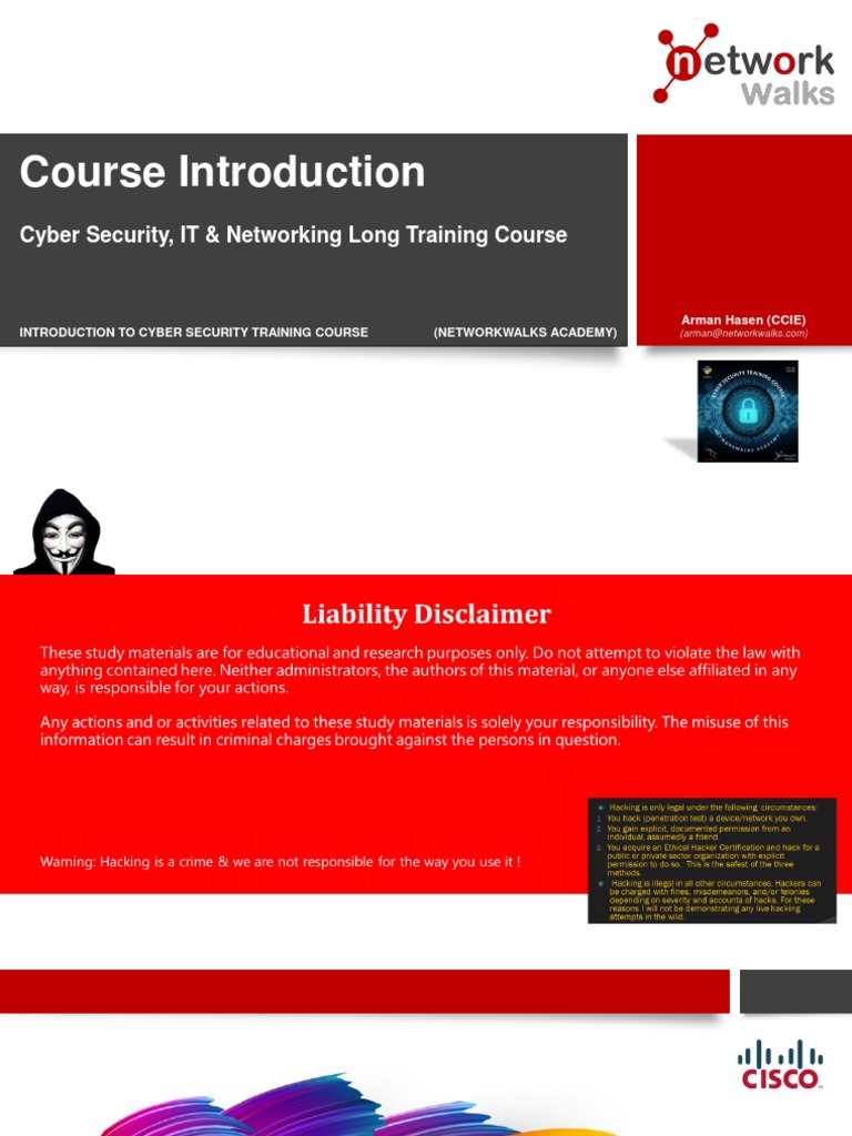 ICS Session 01. LECTURE PPT - Course Intro v1 | PDF | Cisco ...