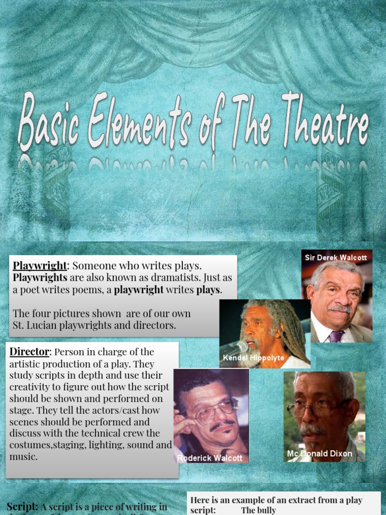 Basic Elements of Drama | PDF | Play (Theatre) | Plot (Narrative)
