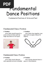 Five Fundamental Positions of The Arms and Feet | PDF